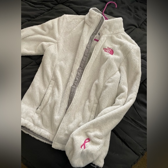 The North Face | Jackets & Coats | White North Face Breast Cancer ...